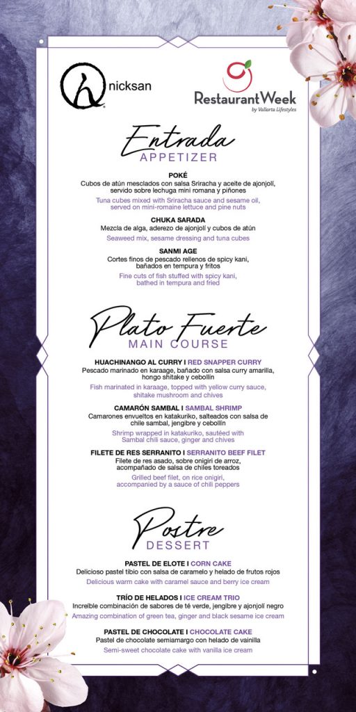 Nicksan: A culinary fantasy at the Restaurant Week 2020 – Marival Resorts